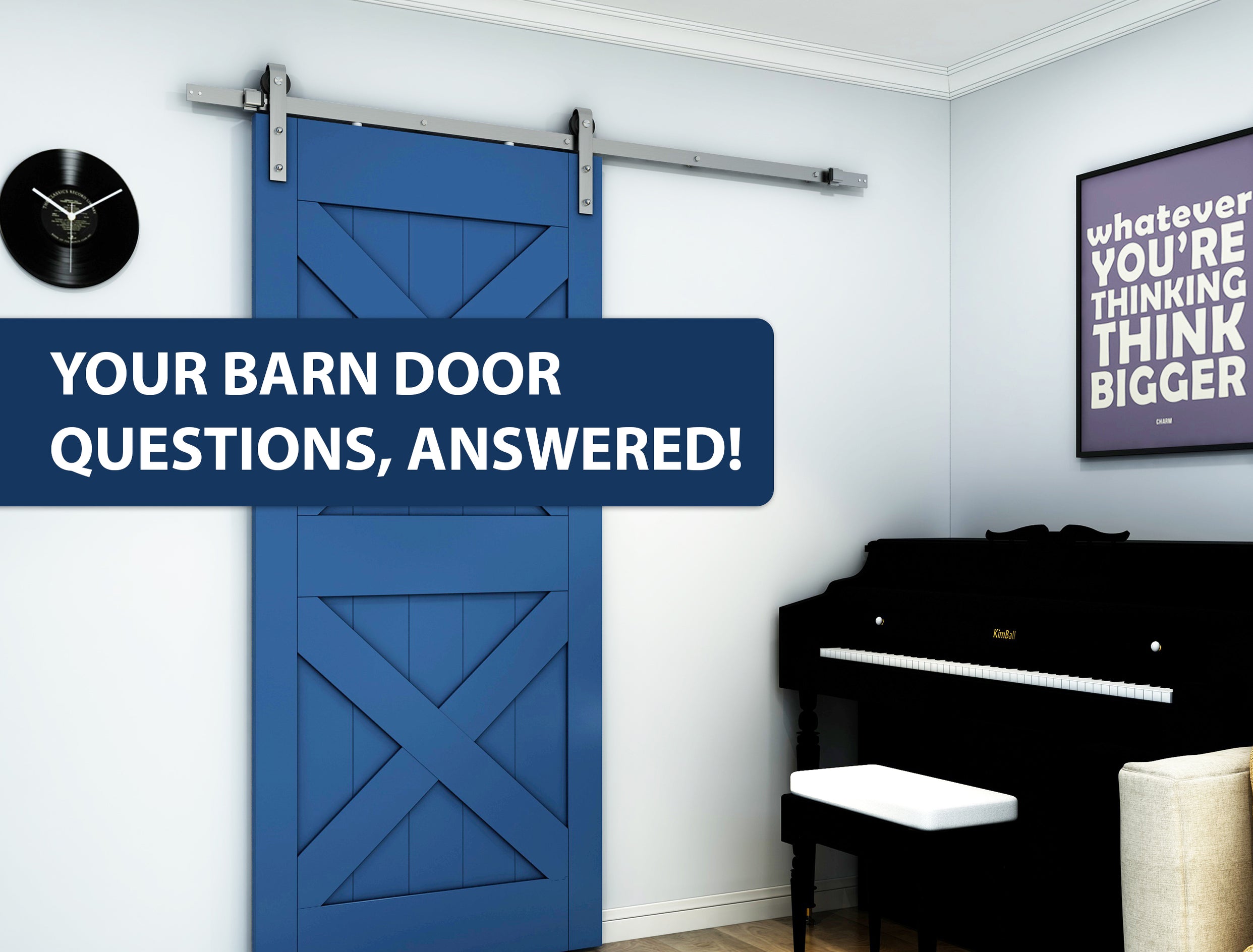 Answers for All Your Barn Door Questions! — Stone Harbor Hardware