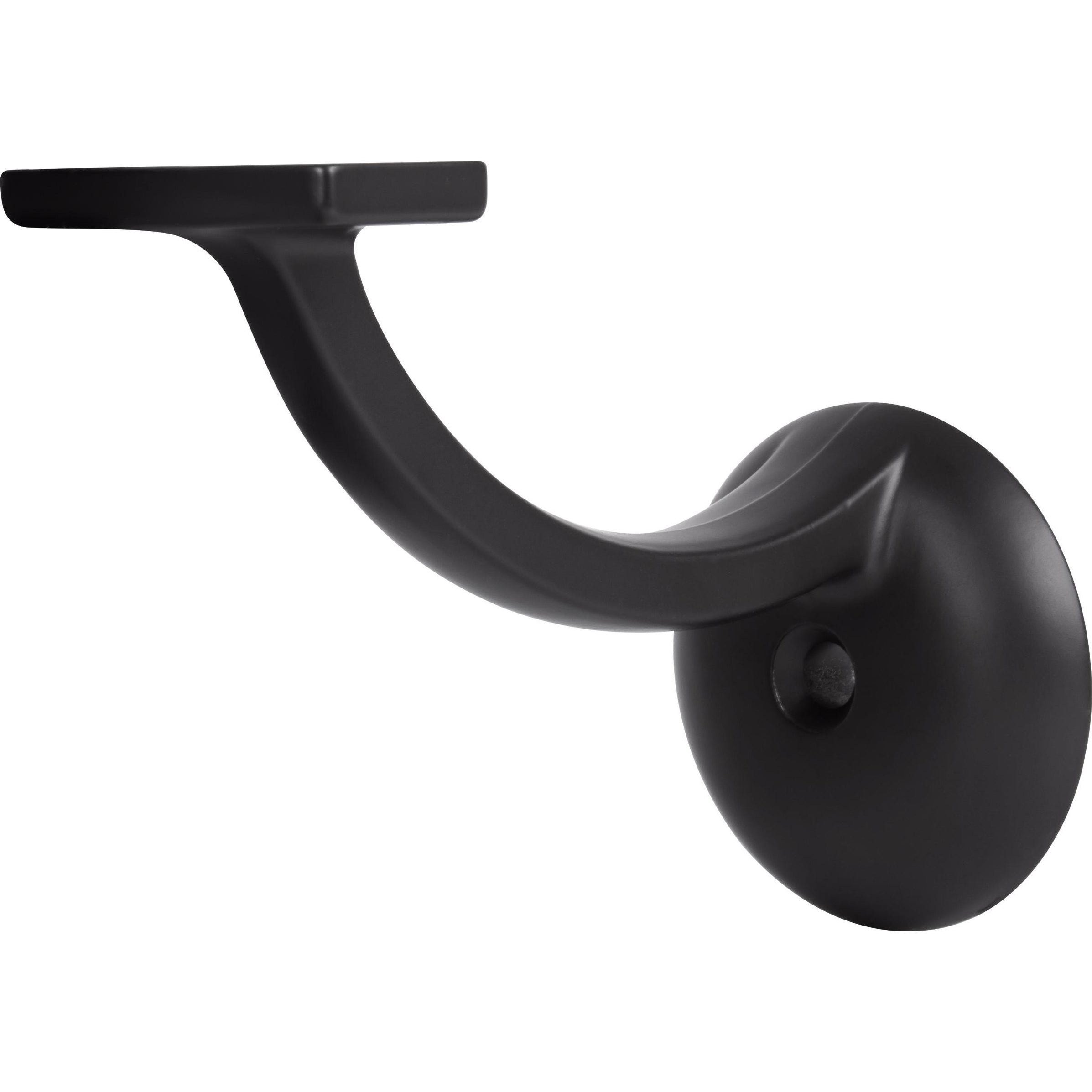 Heavy-Duty Extended Round Base Handrail Brackets — Stone Harbor Hardware