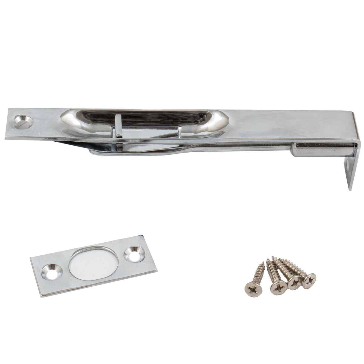 Square Corner Flush Bolt Stone Harbor Hardware Finish Antique Brass