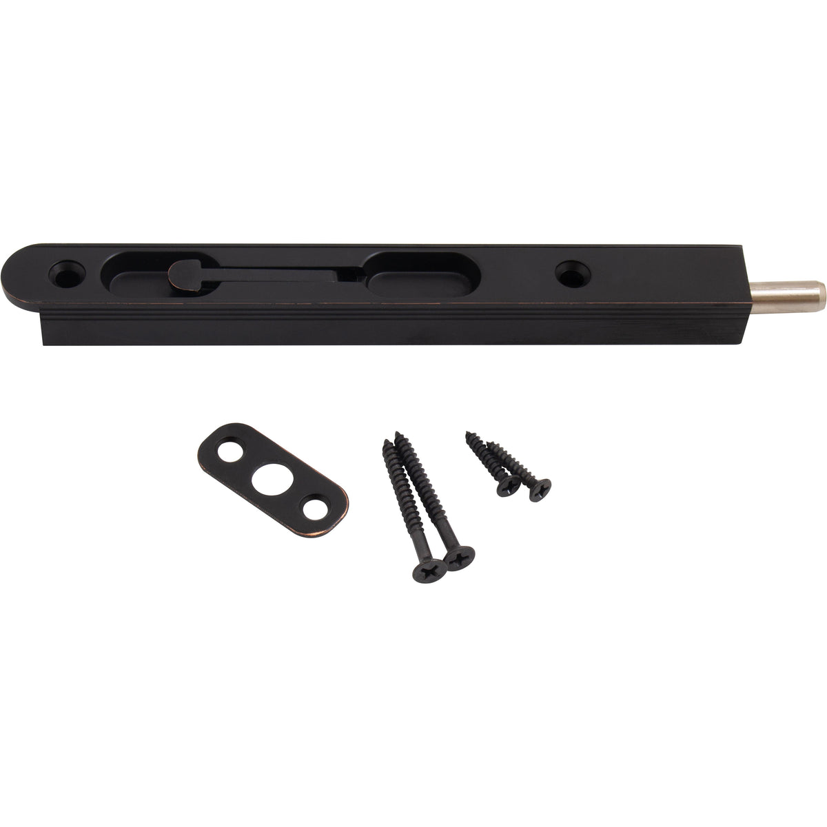 Flip-Lever Flush Bolt, 7 Inches — Stone Harbor Hardware