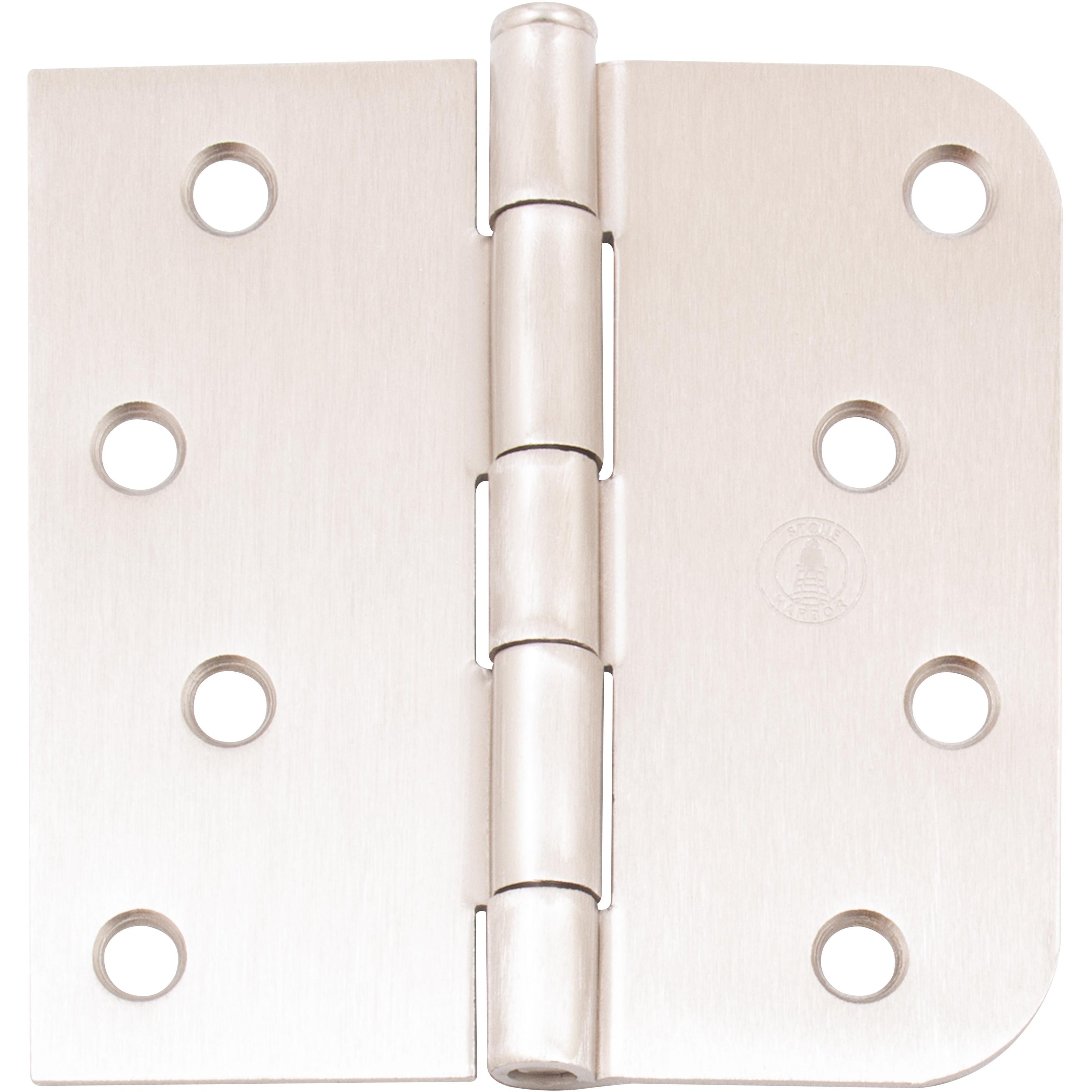 4-Inch Square by 5/8-Inch Radius Hinge