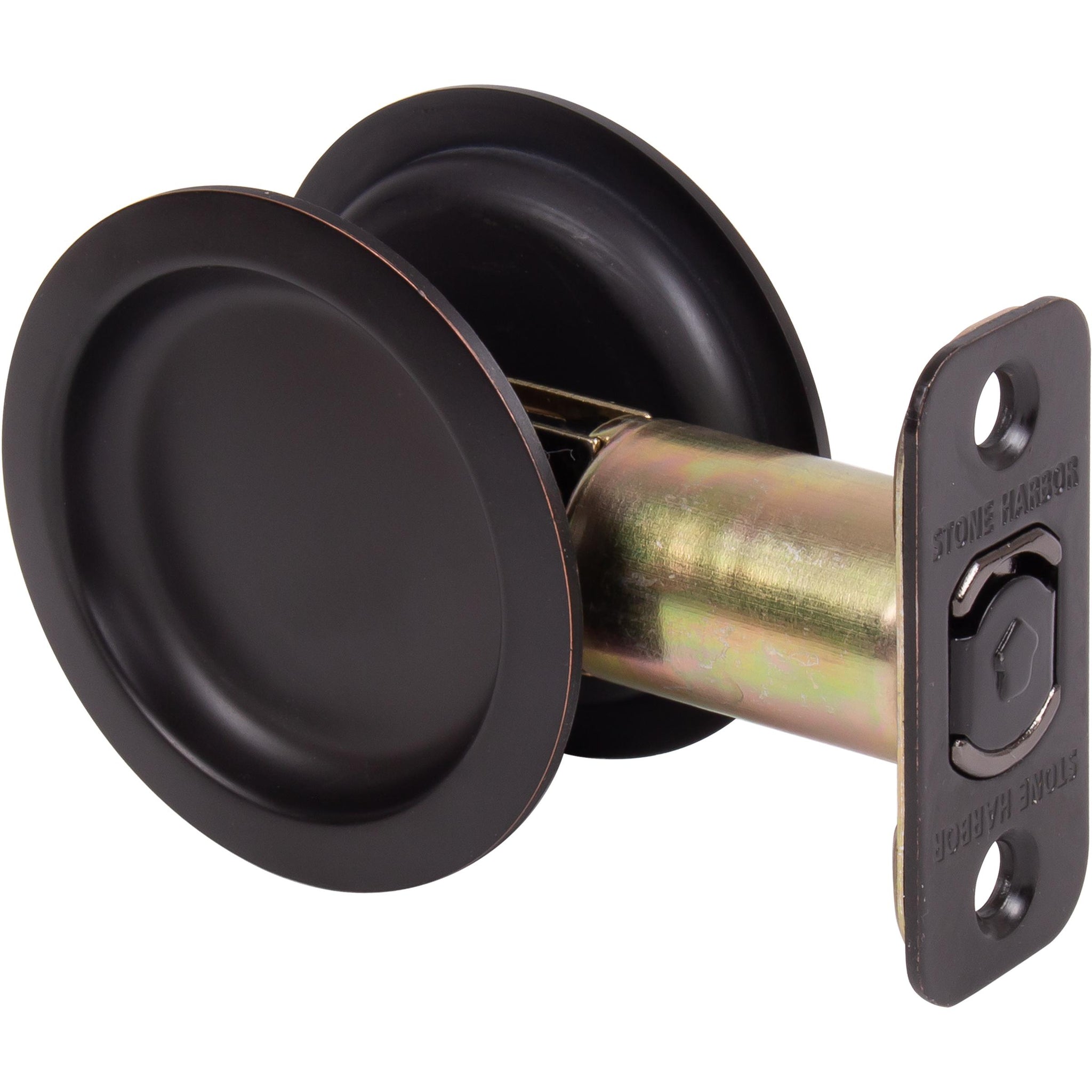 Round Pocket Door Lock, Passage Function
