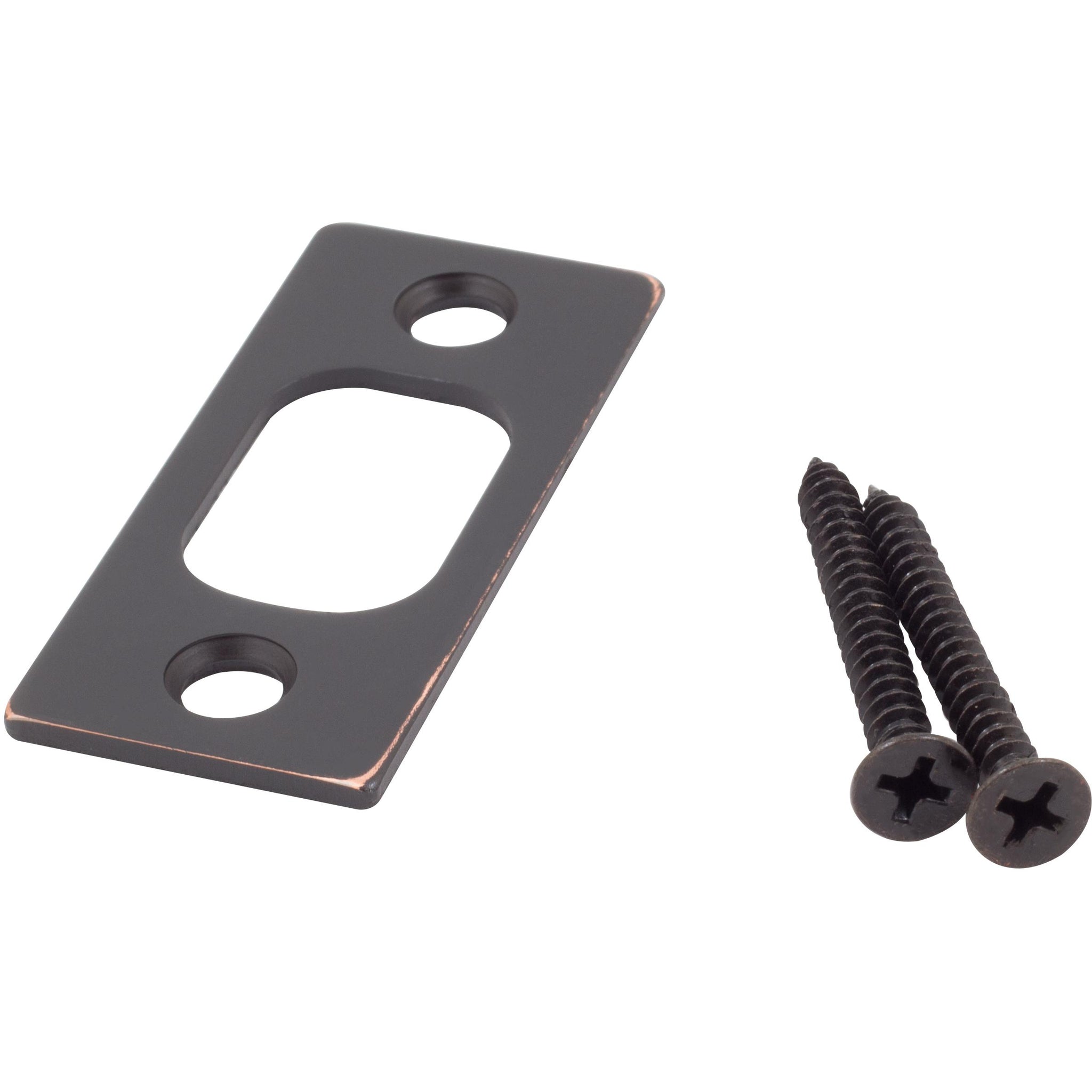 Square Corner Deadbolt Strike Plates