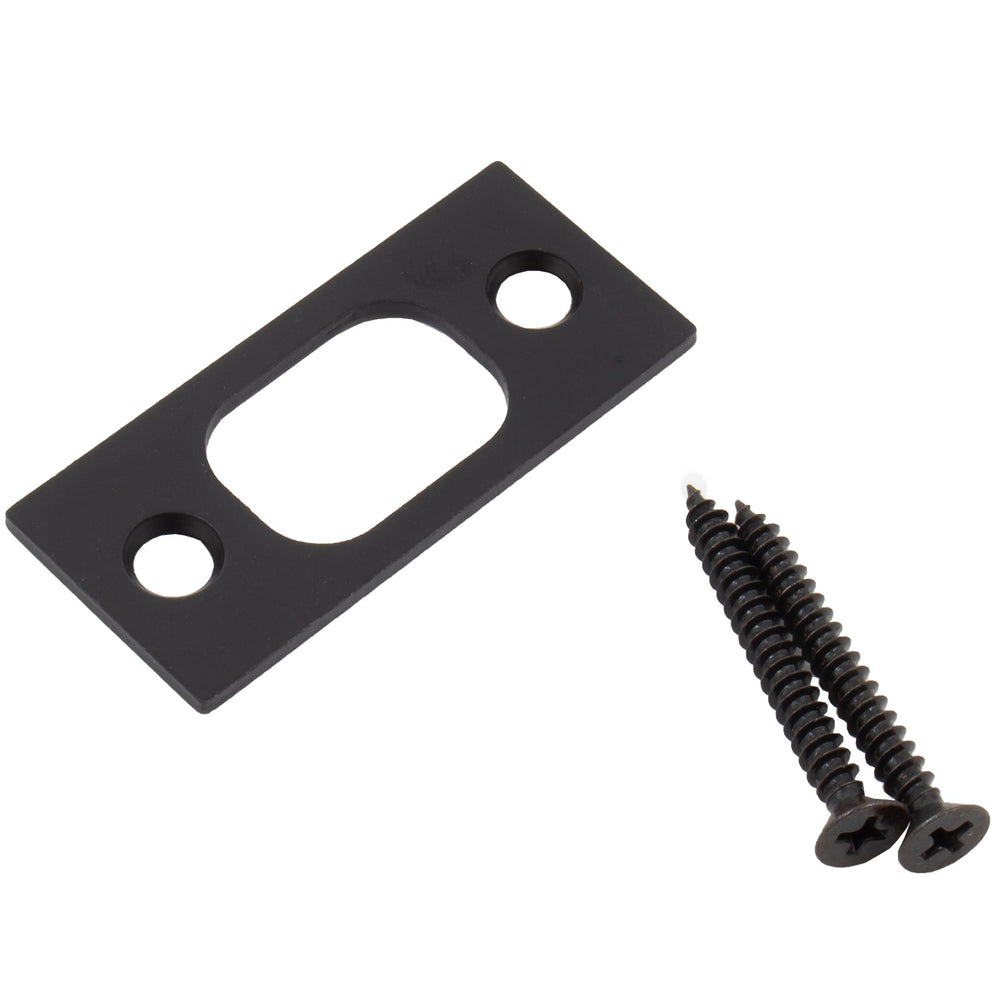 Square Corner Deadbolt Strike Plates