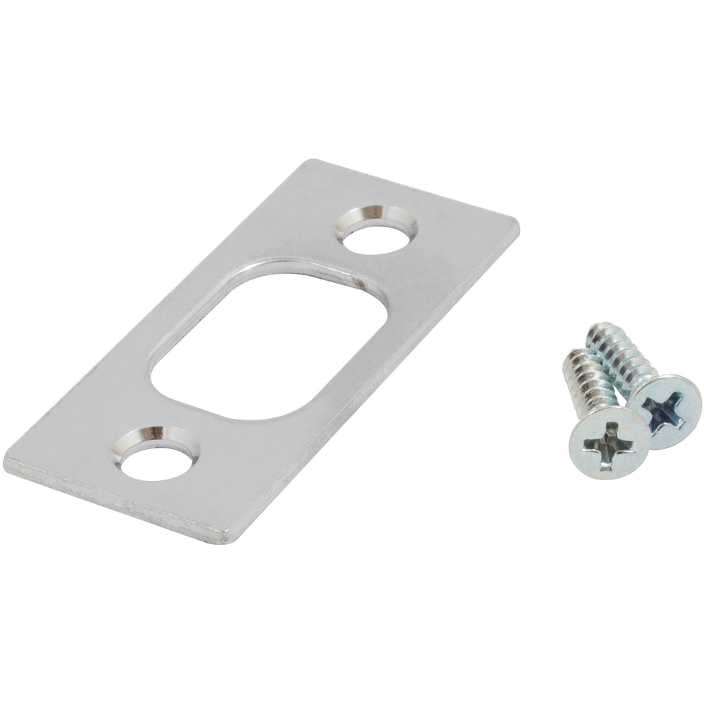 Square Corner Deadbolt Strike Plates