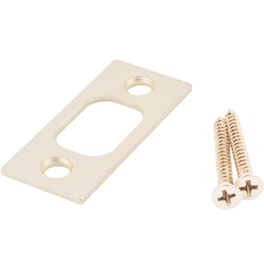 Square Corner Deadbolt Strike Plates