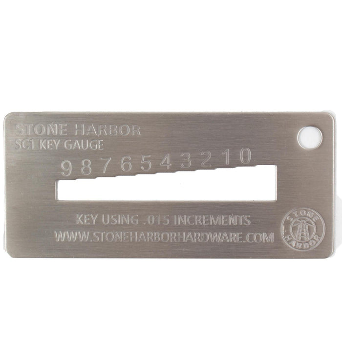 Schlage Key Gauge Decoder Rekey Locksmith Tool