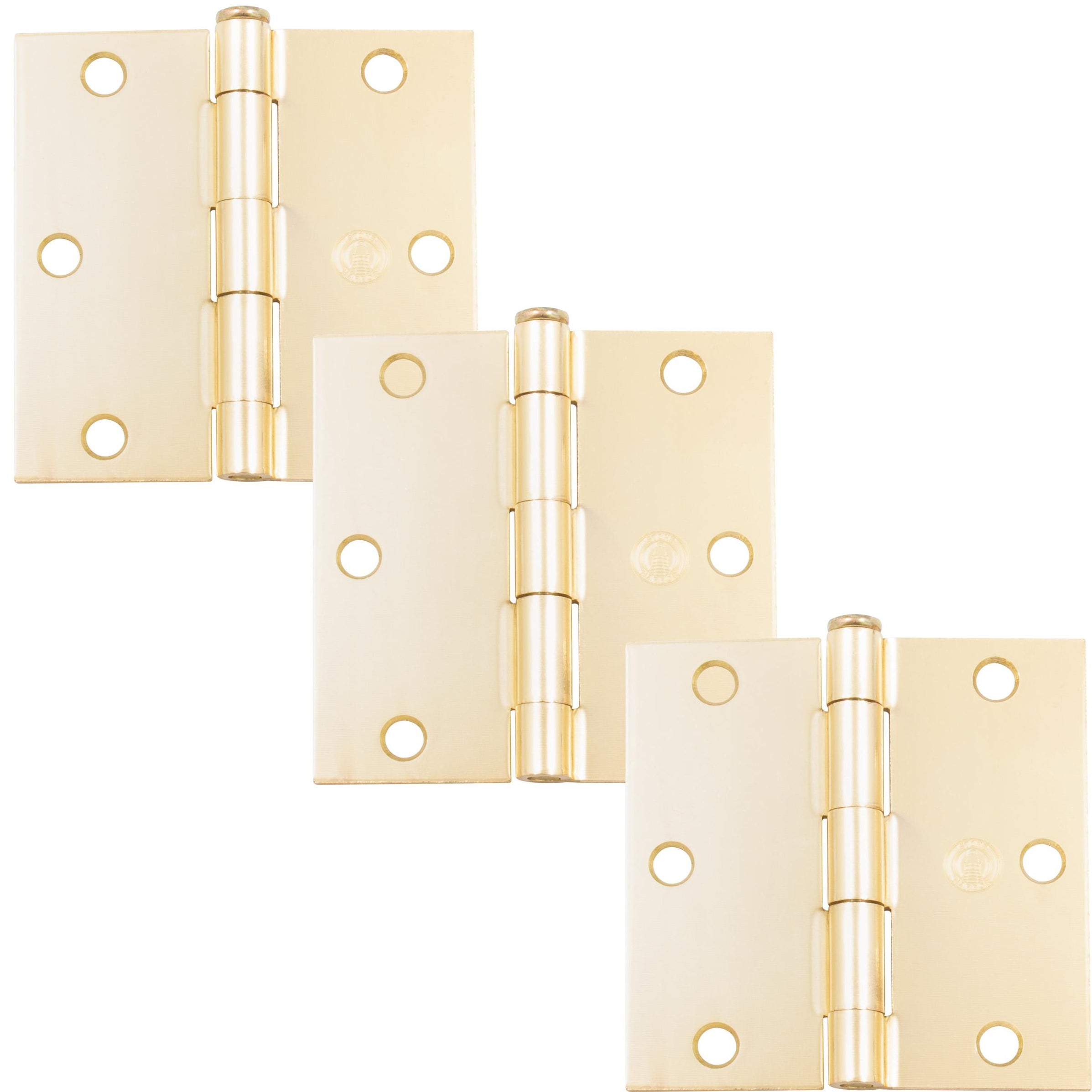 3-1/2" Door Hinges, Square Corner — Stone Harbor Hardware